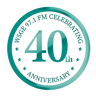 40th annivesary button - WSGE